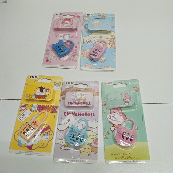 Sanrio | Other | Sanrio Combo Locks | Poshmark